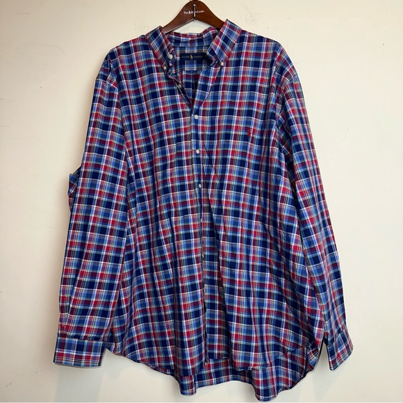 Polo Ralph Lauren | Shirts | Polo Ralph Lauren Mens Size 2xb Big Plaid ...
